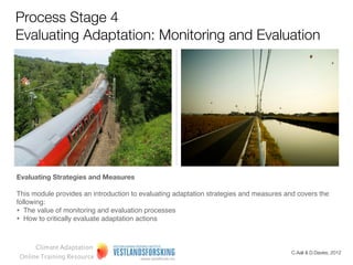 Evaluating strategies - Monitoring and evaluation - training for ...