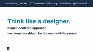 Improving Federal Government Services | PPTX