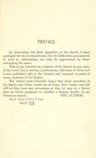 Library of Congress Brown Family (George my 8th GGF ) | PDF