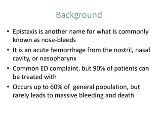 Epistaxis | PDF