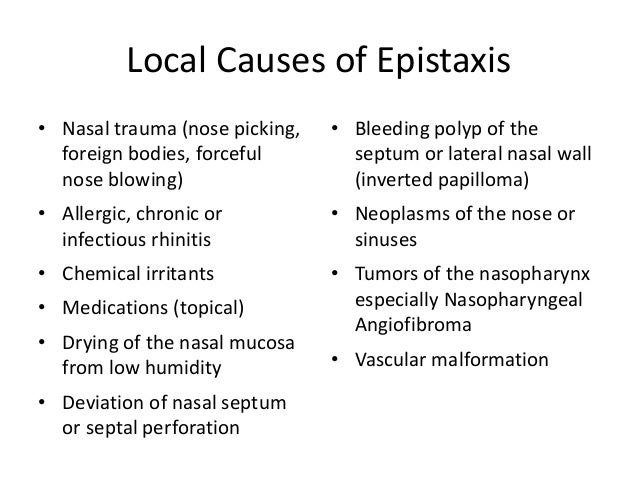 Epistaxis