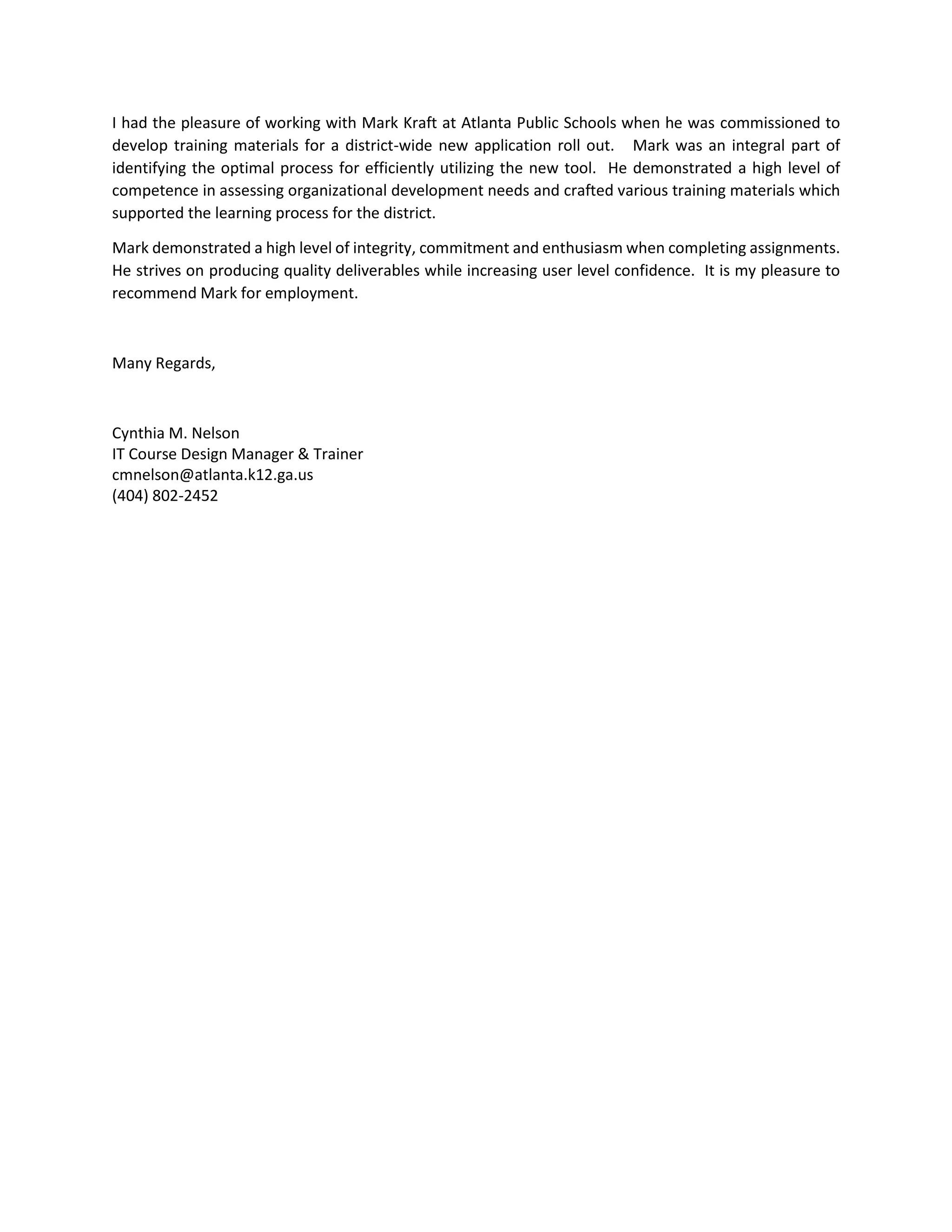 Kraft Recommendation | PDF