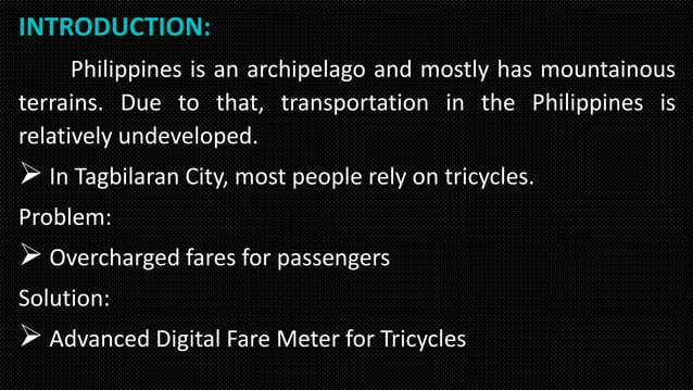 DIGITAL FARE METER | PPTX