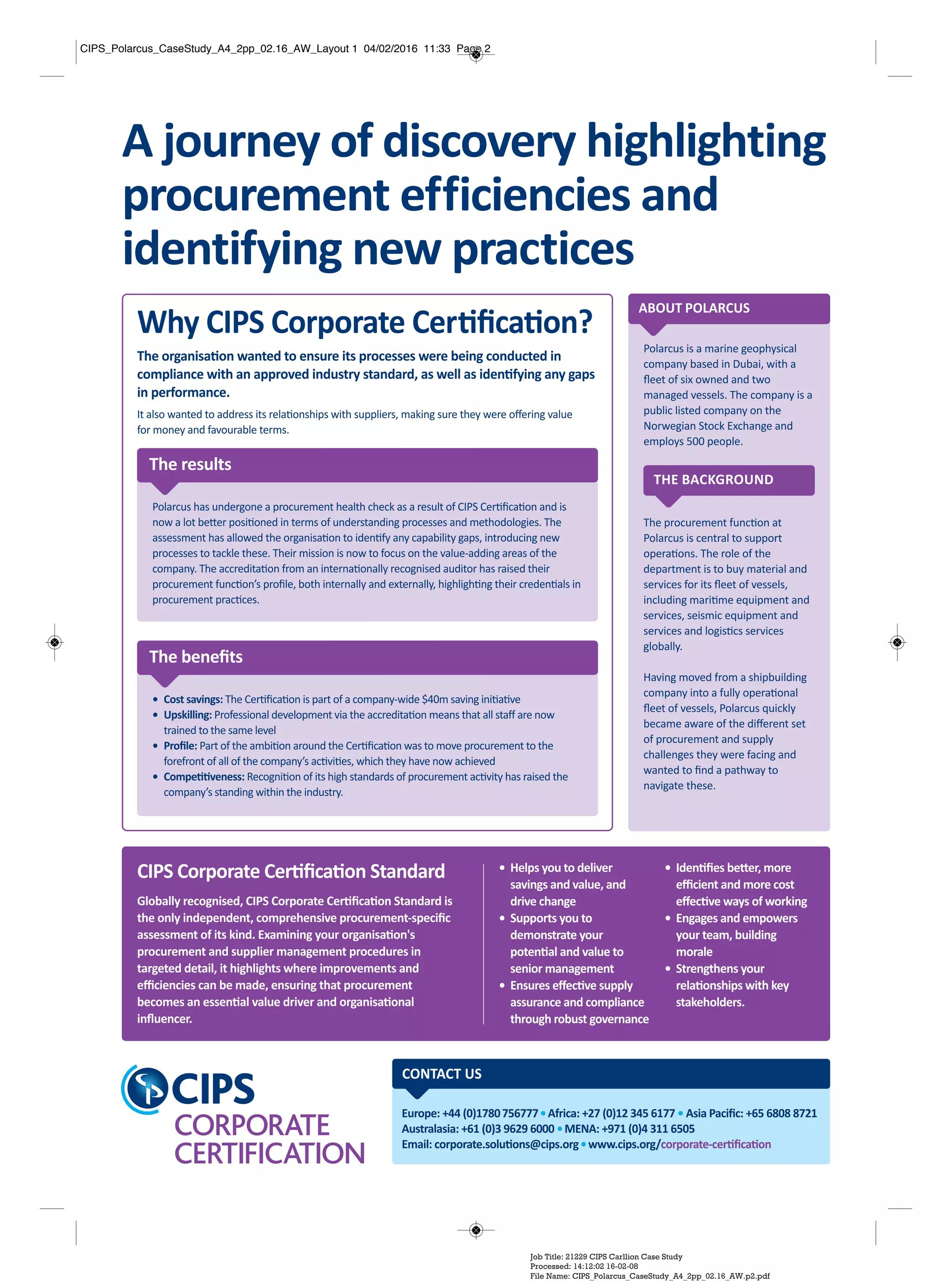 21229 CIPS Case Study | PDF
