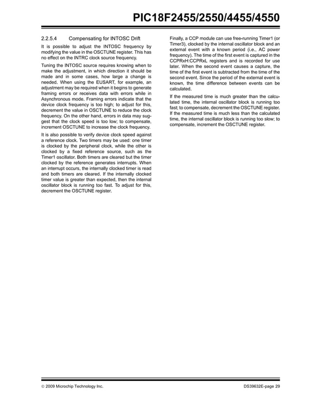 Pic 18 f4550 Datasheet | PDF