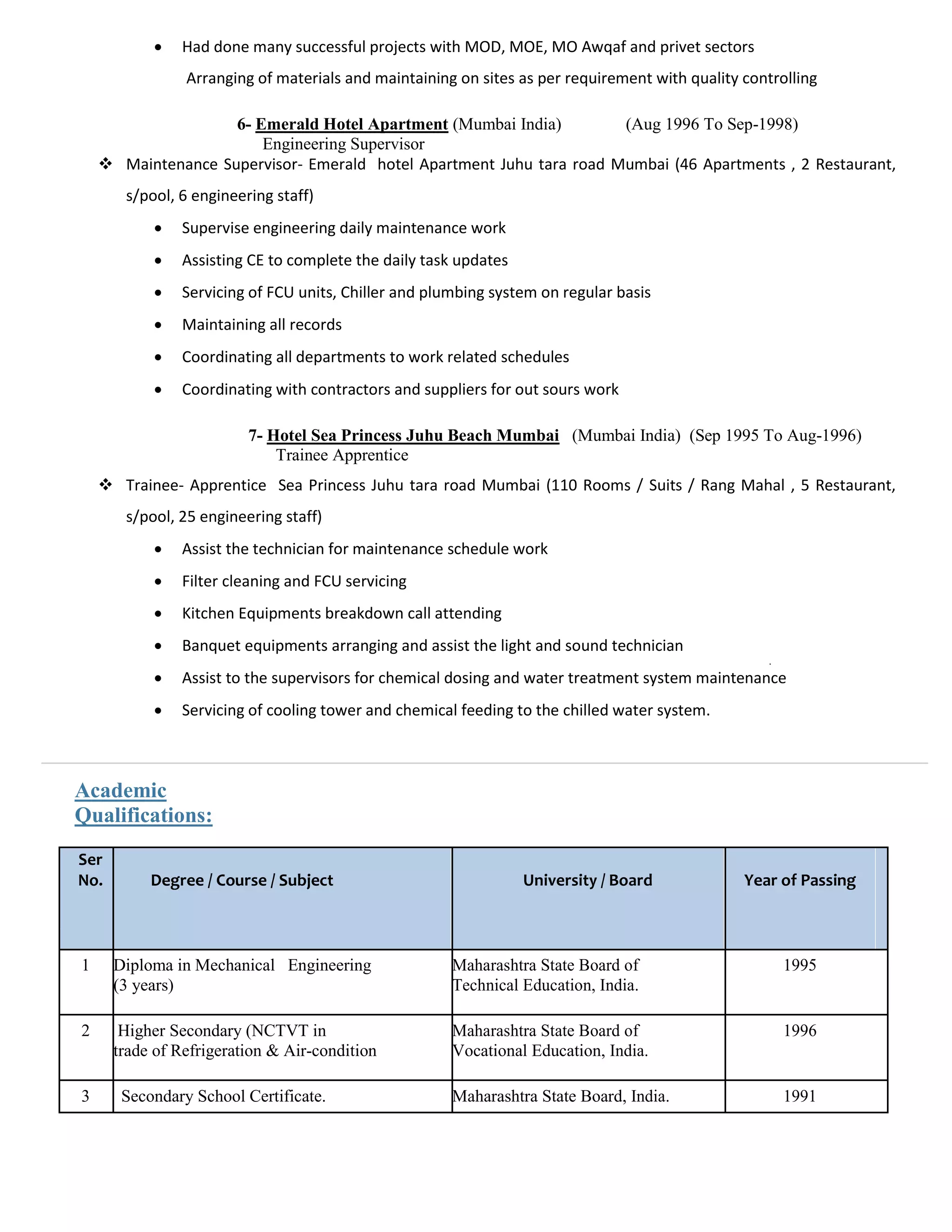 Eng Aftab CV Dec15N | PDF | Civil Engineering Industry | Industries