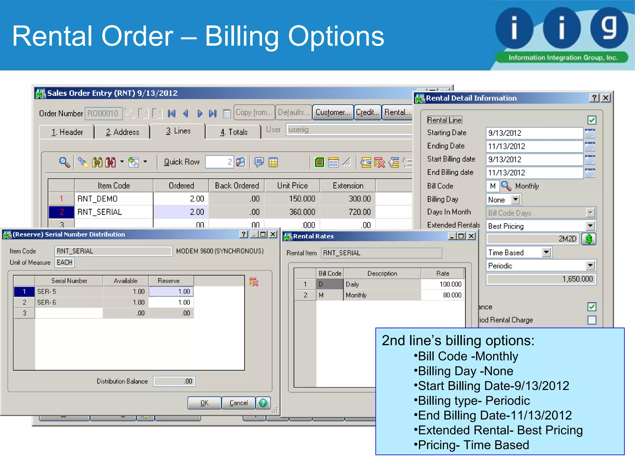 IIG Rental Processing - Presentation | PPT