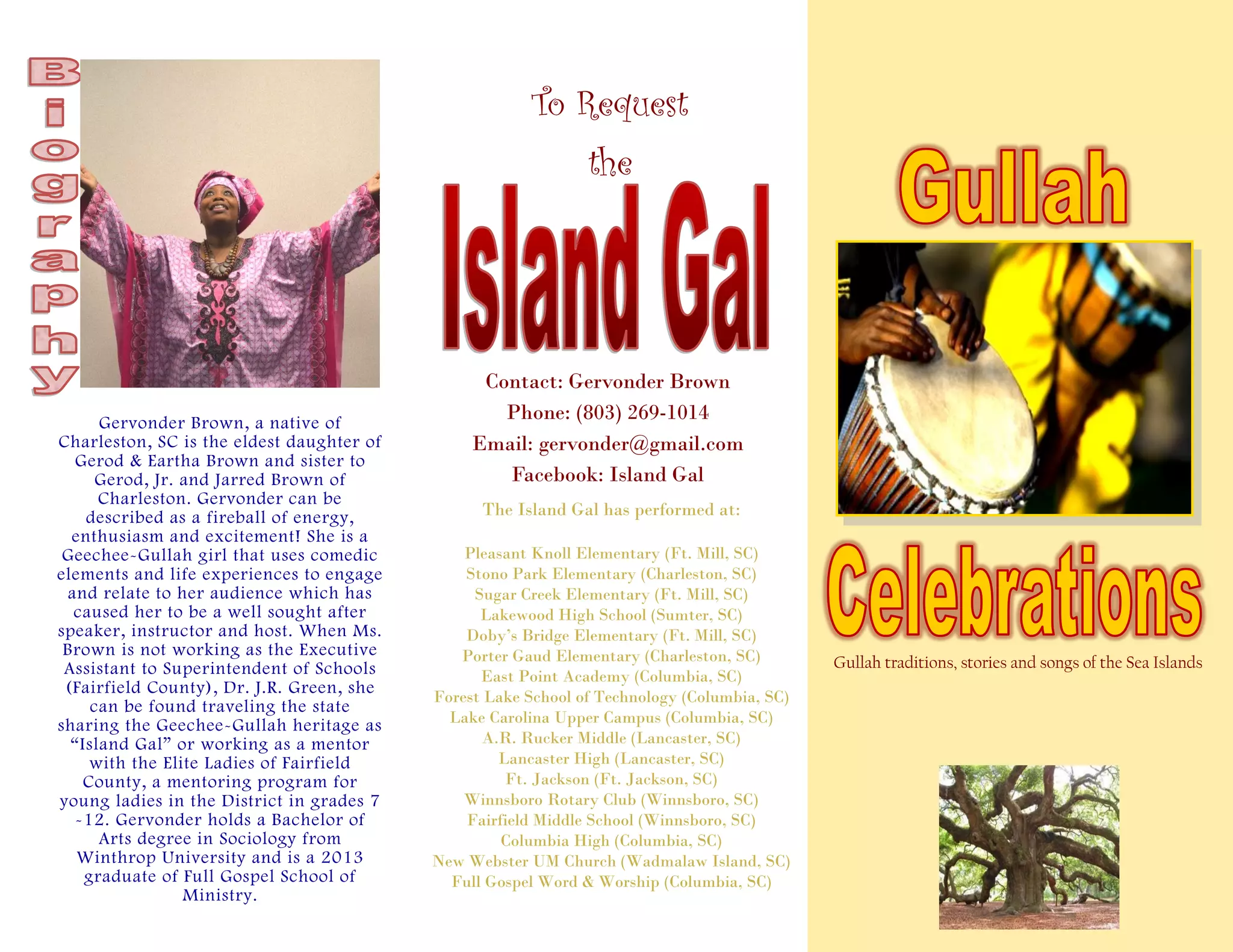 Island Gal Brochure 100516 | PDF