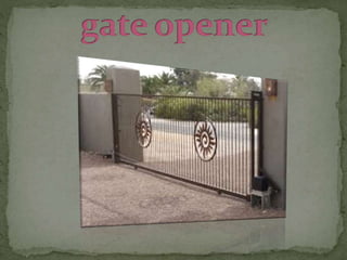 sliding gate | PPTX