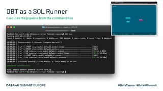 3D: DBT using Databricks and Delta | PDF