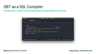 3D: DBT using Databricks and Delta | PDF