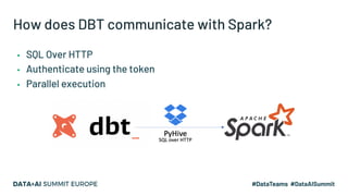 3D: DBT using Databricks and Delta | PDF