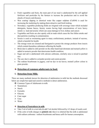 food analysis ppt | PDF