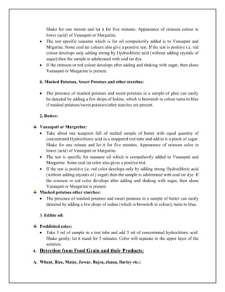food analysis ppt | PDF