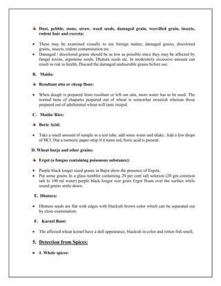 food analysis ppt | PDF
