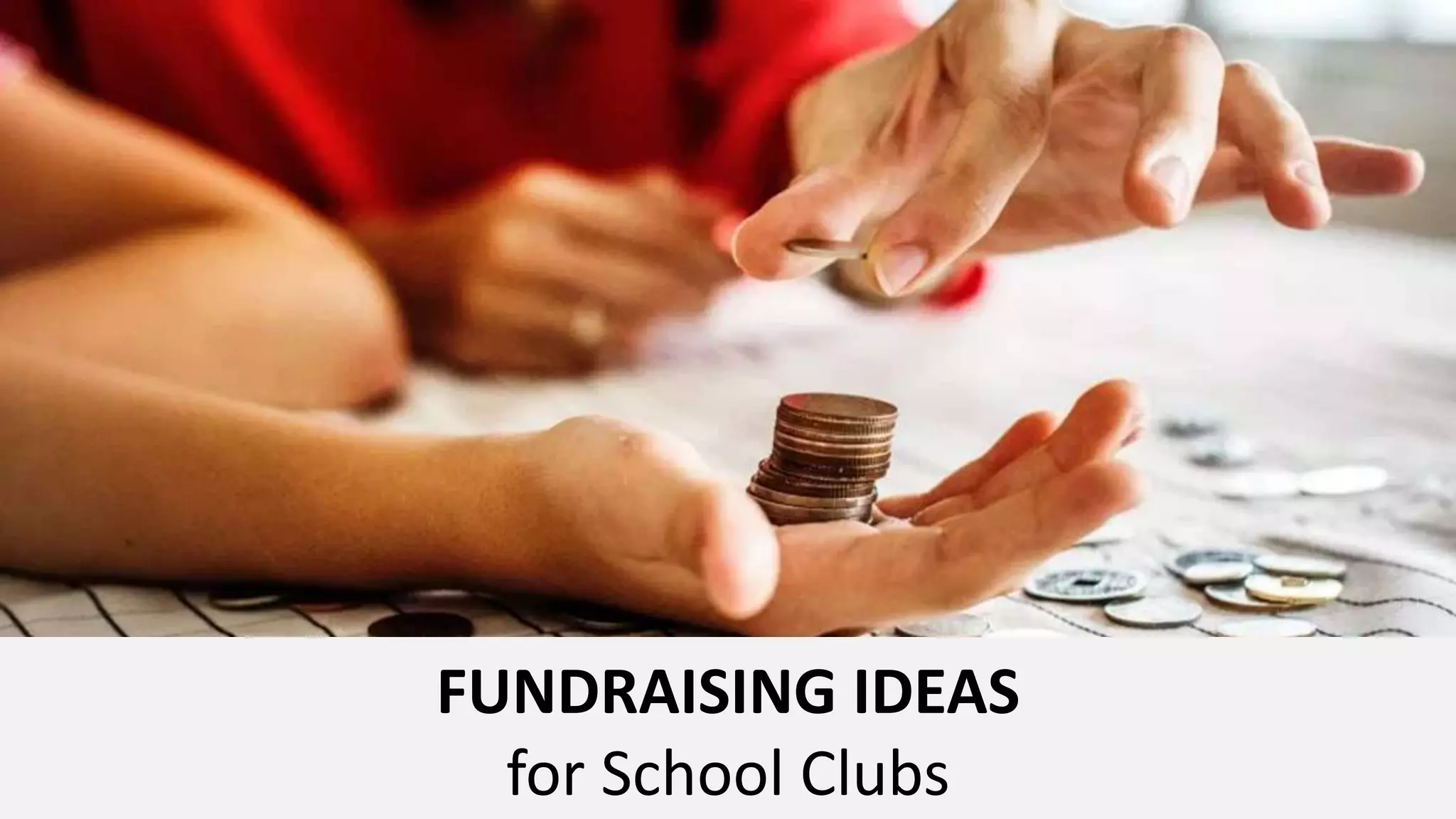 18 Fundraising Ideas for Clubs and Organizations | PPTX | Non-Profit ...