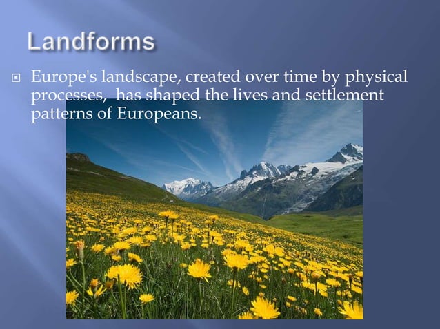 Geography of Europe with World Geography and Cultures | PPTX