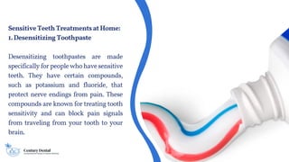 How to Treat Sensitive Teeth at Home | PPT