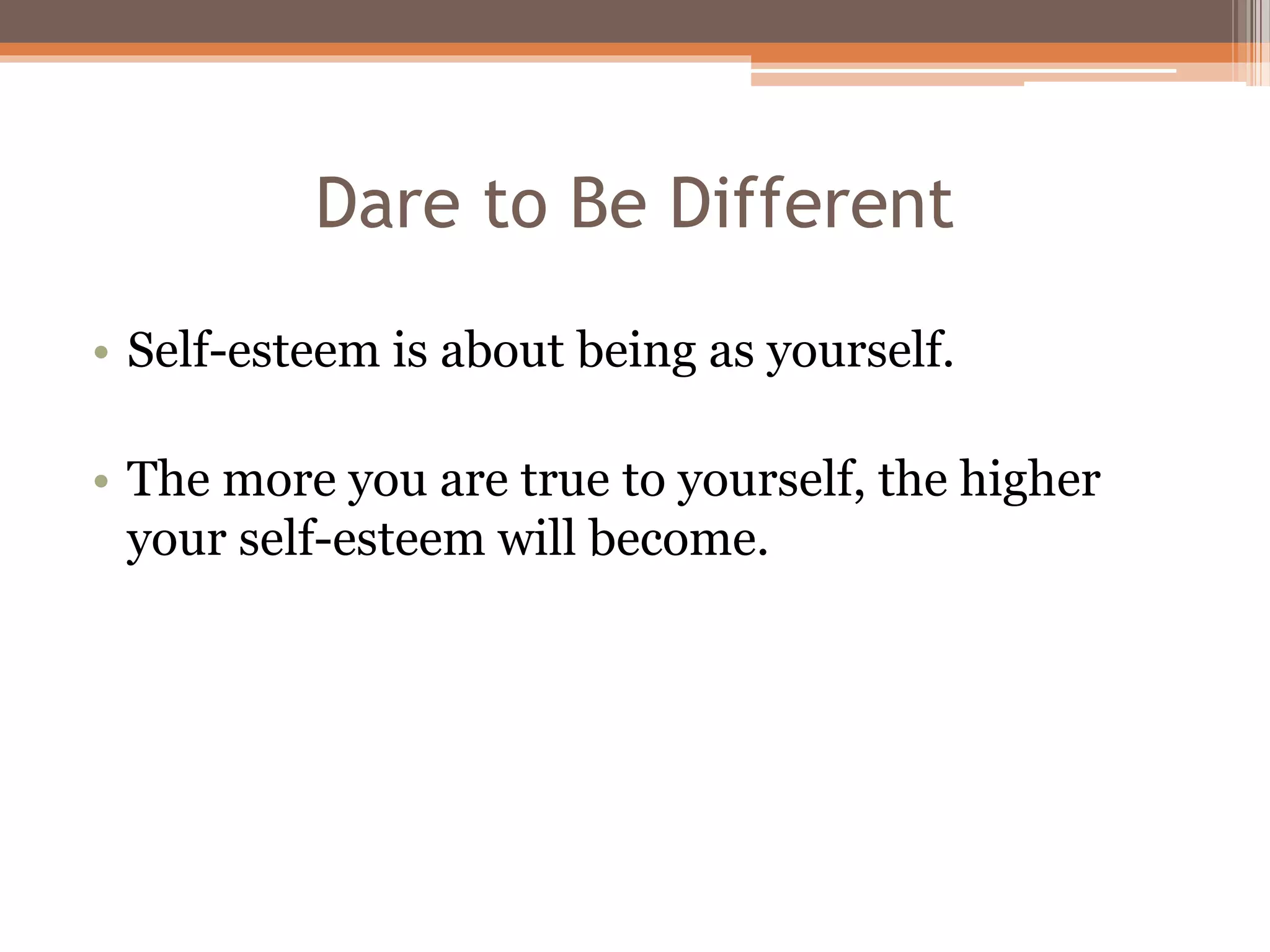 Increase your self esteem to achieve your goals | PPTX