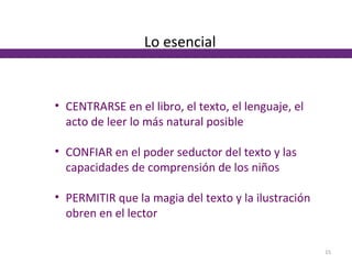 Lectura en voz alta y comportamiento lector | PPT