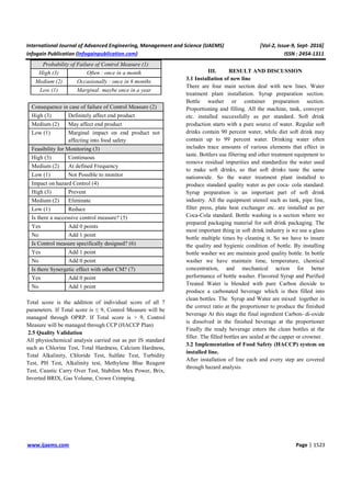 Installation of New CSD (Carbonated Soft Drink) RGB (Returnable Glass ...