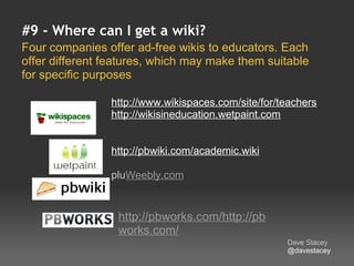 18 interesting ways_to_use_a_wiki_in_the_class | PPT
