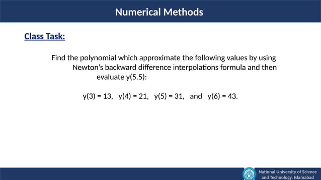18 Interpolation using numerical methods | PPT