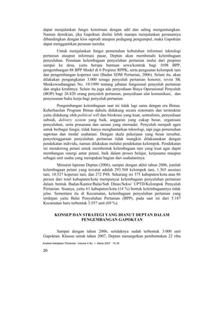 Gapoktan sebagai aktor ekonomi Petani | PDF