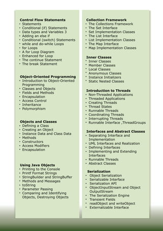 Java Classes in Pune - MindScripts | PDF