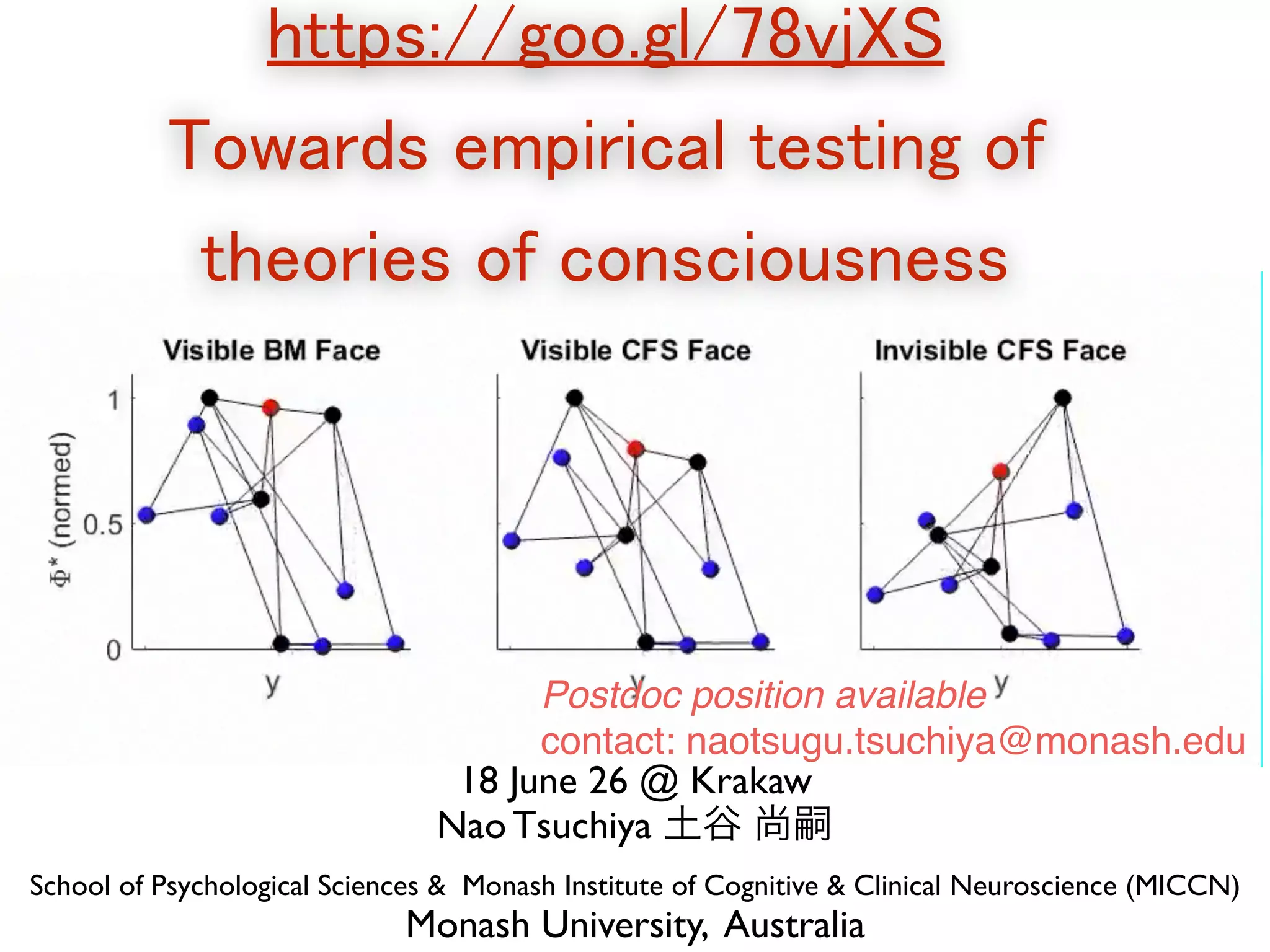 Tsuchiya 18 june 26 assc, 20 HBP, integrated information theory ...