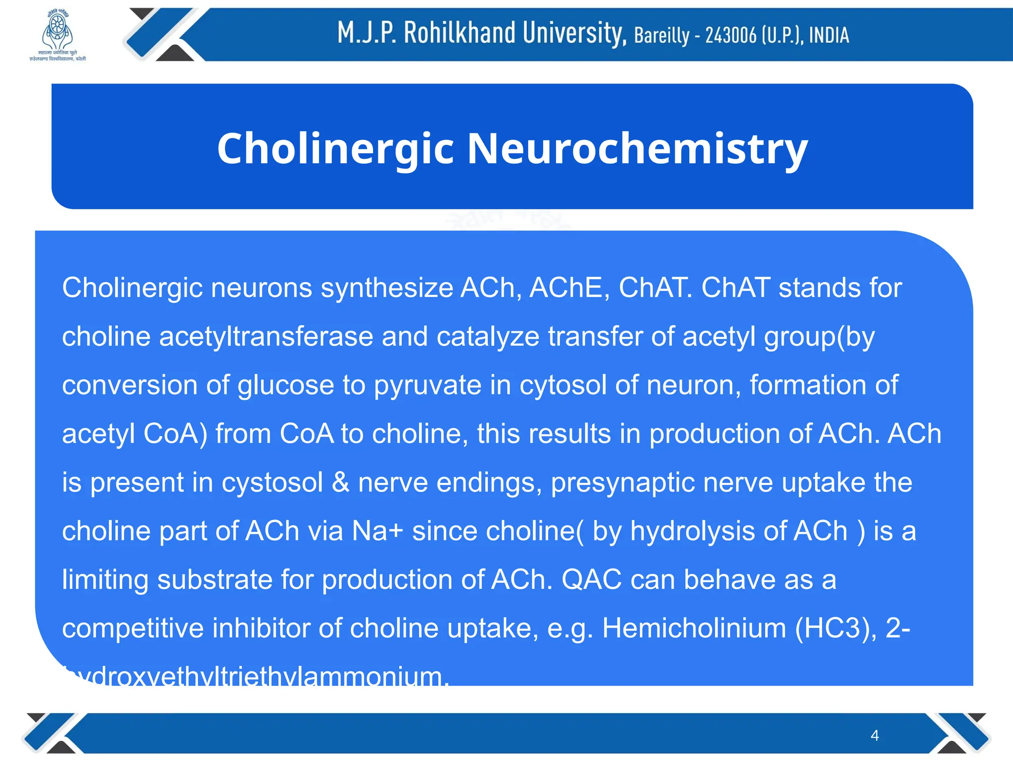 Cholinergic Transmission & Receptors.... | PPTX