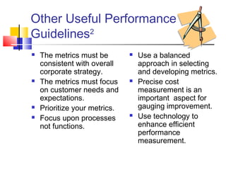 SUPPLY CHAIN PERFORMANCE MEASUREMENT | PPT