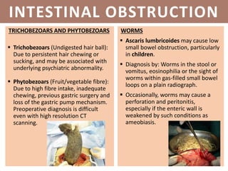 Management of intestinal obstruction | PPTX