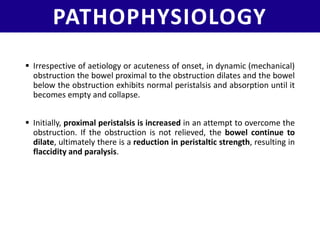 Management of intestinal obstruction | PPTX