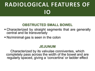 Management of intestinal obstruction | PPTX