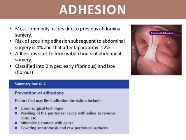 Management of intestinal obstruction