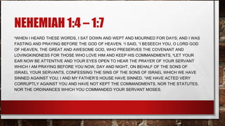 Nehemiah - How We Pray | PPT