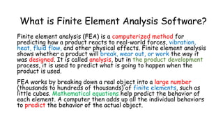 Introduction to Finite Element Analysis and ANSYS | PPTX