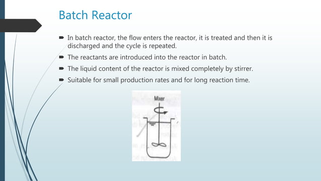 Principle Types of Reactors | PPT