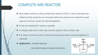 Principle Types of Reactors | PPT