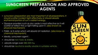 SUNSCREEN PRODUCTS AND RECENT ADVANCES IN SUNSCREEN PRODUCTS | PDF