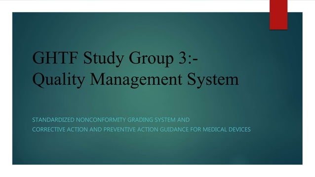 GHTF study group 3 | PPTX