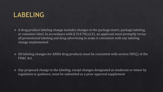 Prior Approval Supplements (PAS) | PPTX