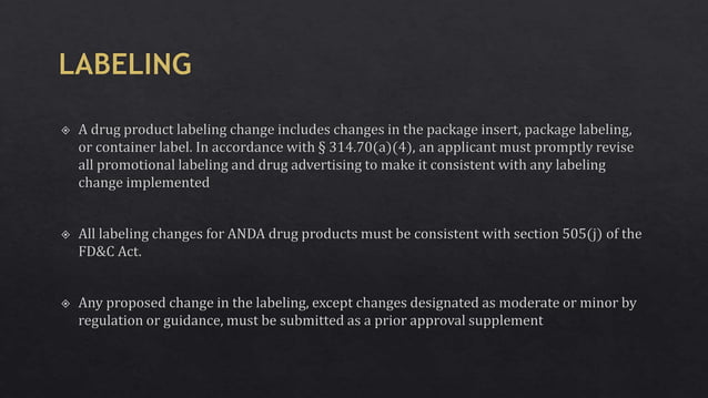 Prior Approval Supplements (PAS) | PPTX