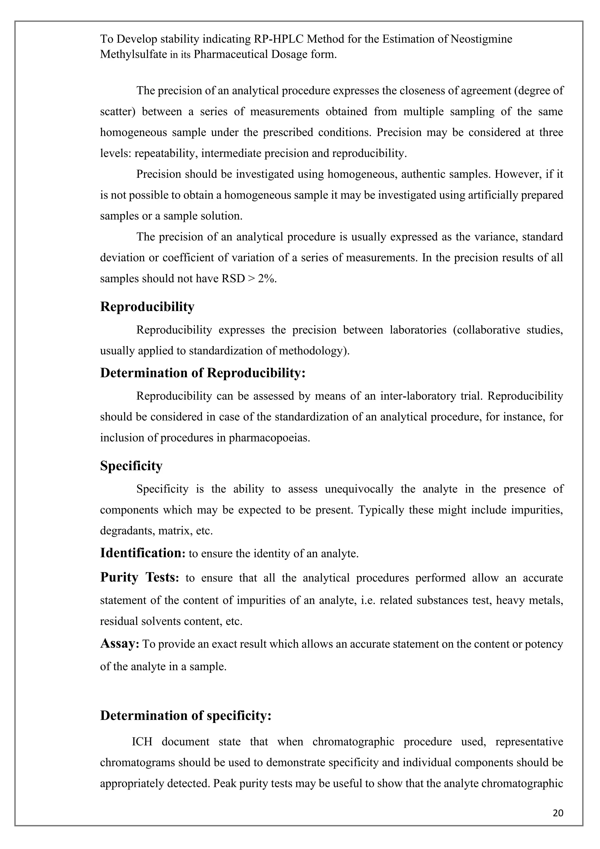 HPLC Drugs Analysis Report | PDF