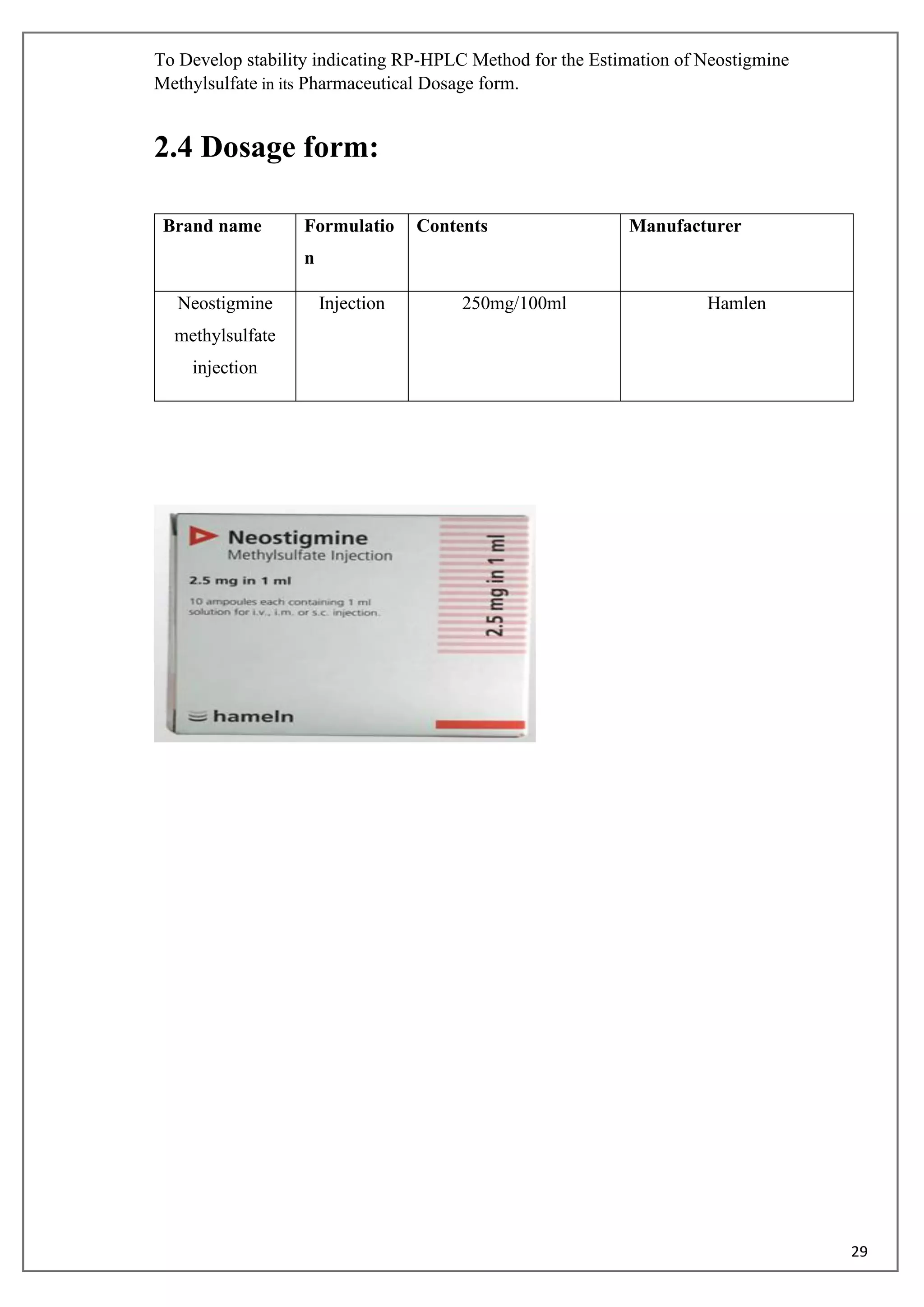 HPLC Drugs Analysis Report | PDF