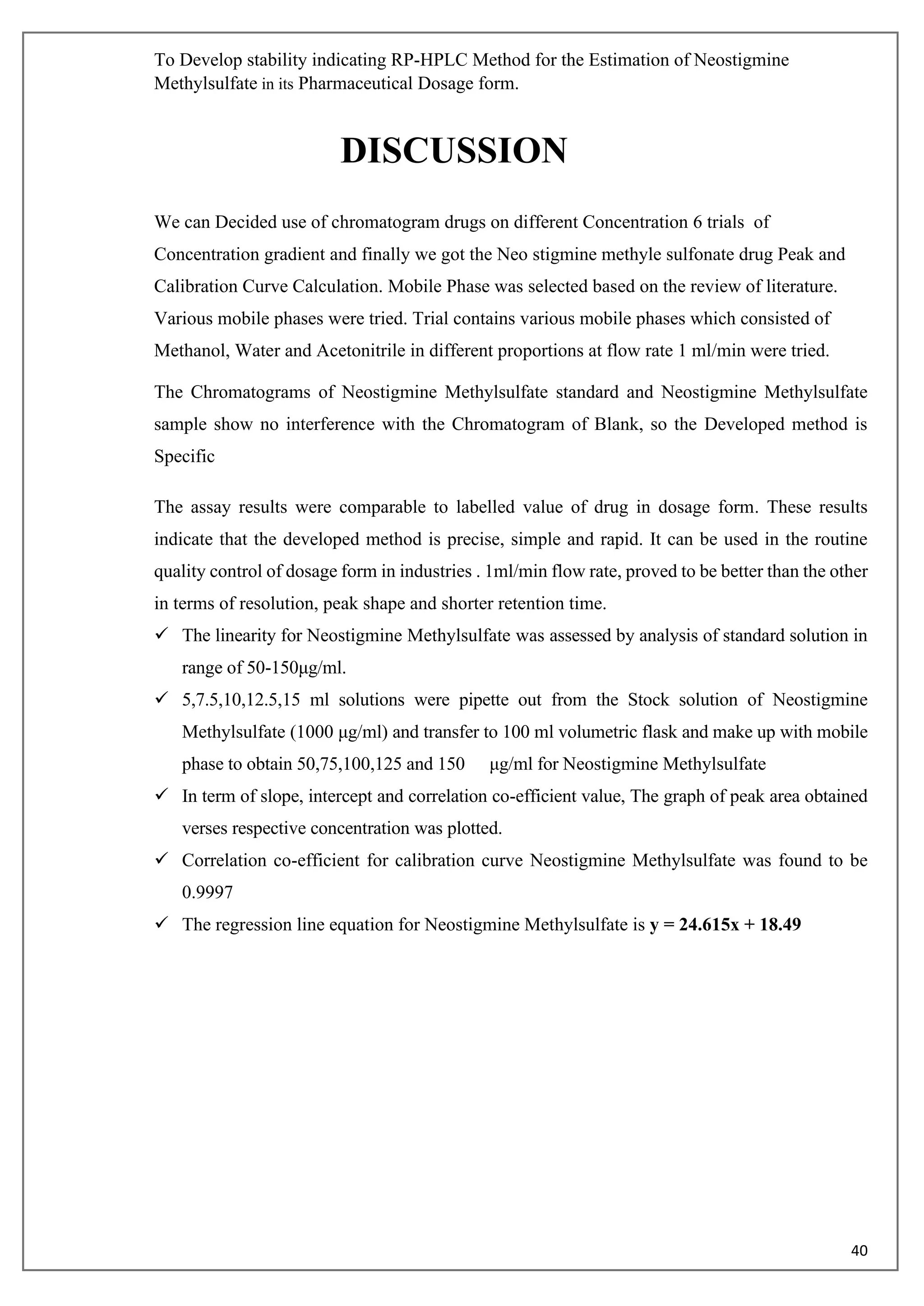 HPLC Drugs Analysis Report | PDF