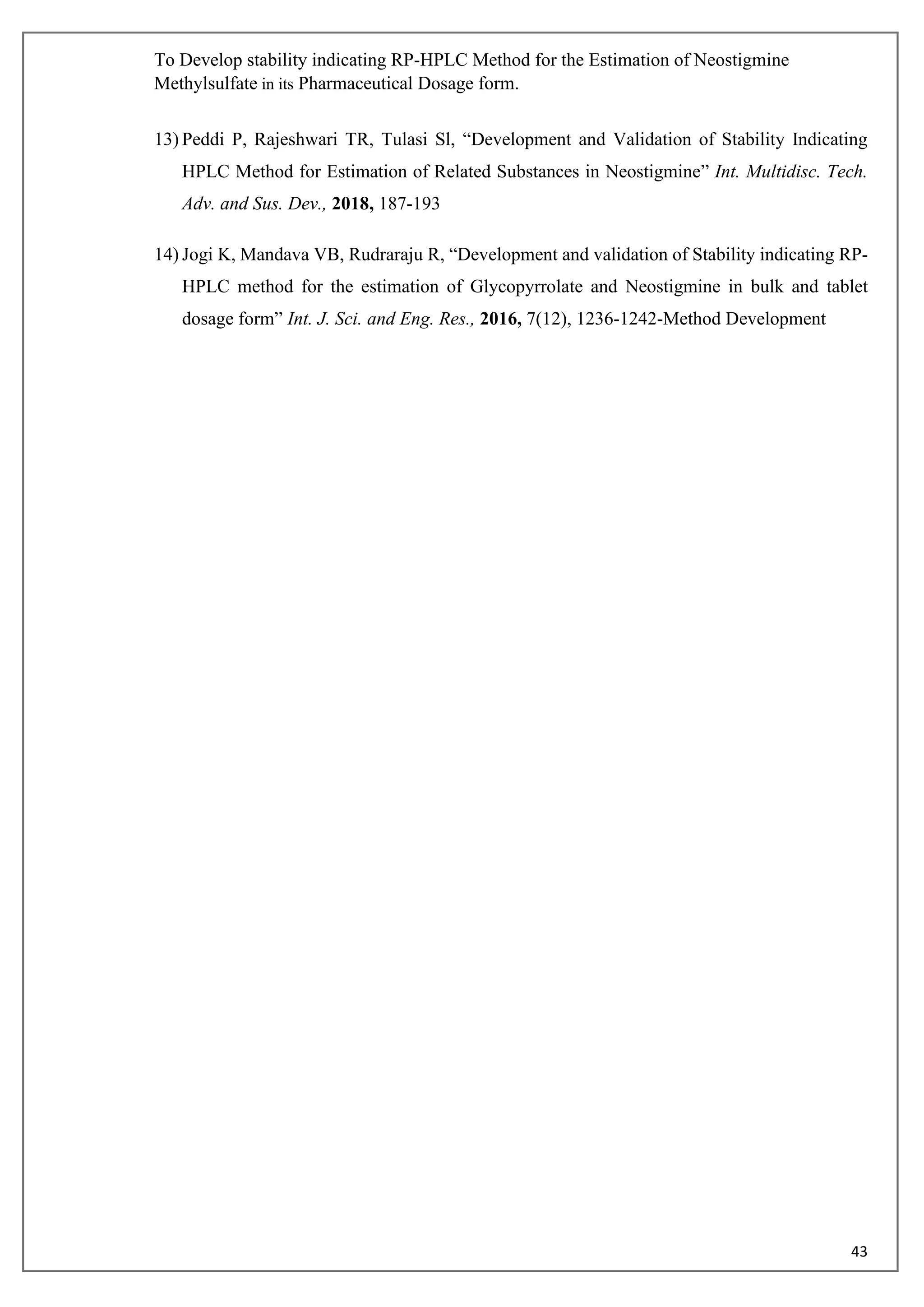 HPLC Drugs Analysis Report | PDF
