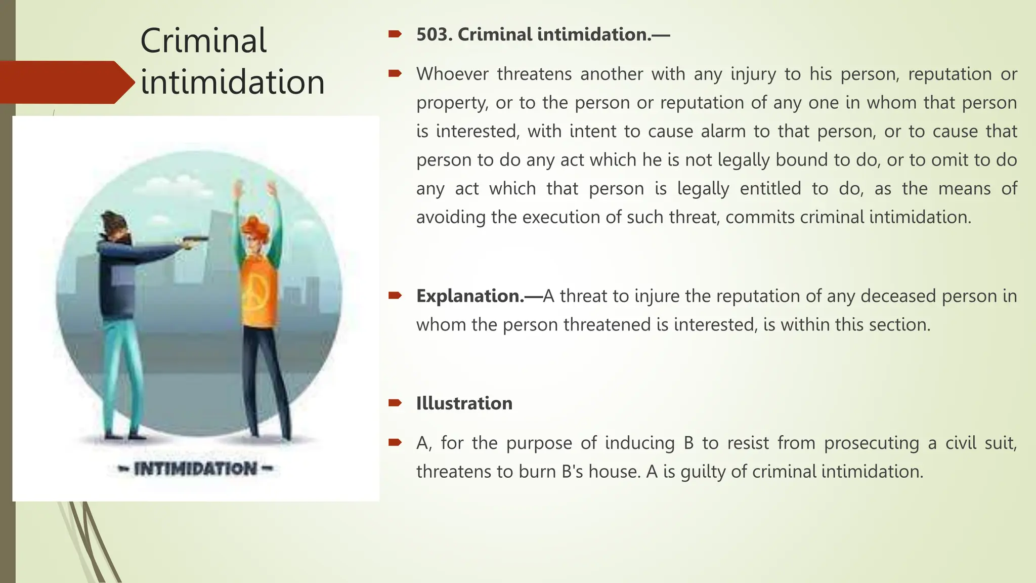 18 OF CRIMINAL INTIMIDATION, INSULT AND ANNOYANCE.pptx