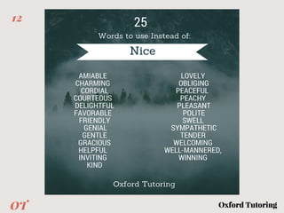 18 overused words to replace when writing | PDF